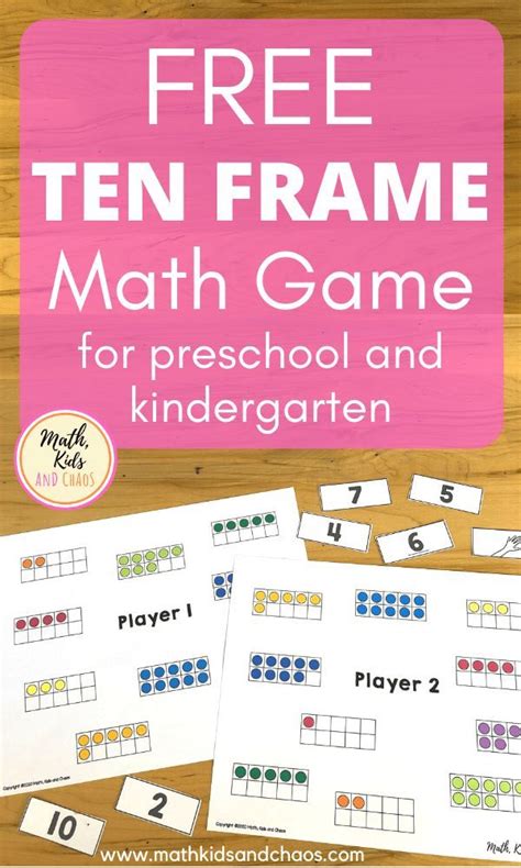 Image result for Ten Frame Math Games