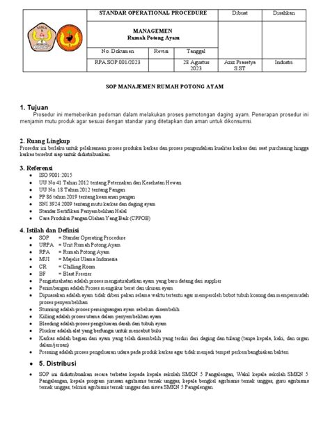 Image result for Example RPA SOP