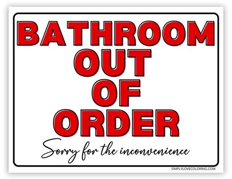 Image result for Out of Order Sign
