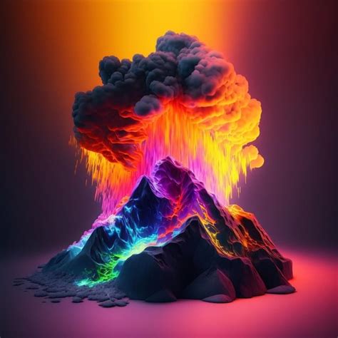 Image result for Colorful Volcano