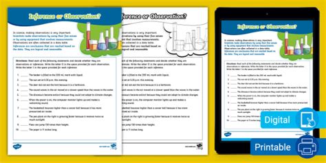 Image result for Observation and Inference Activity