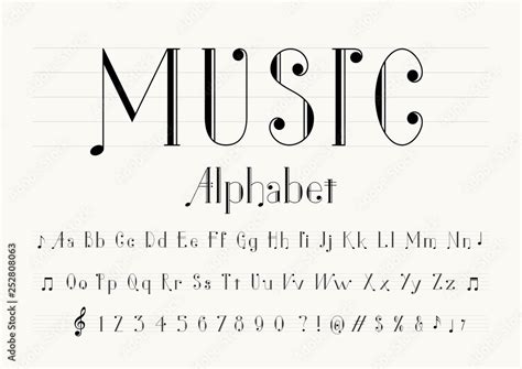 Image result for Music Note Text Font
