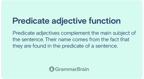 Image result for How to Find a Predicate Adjective