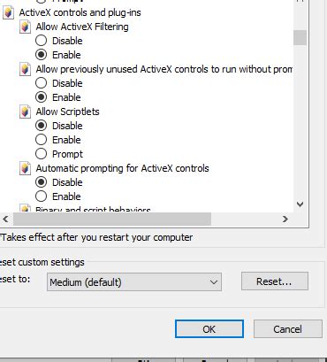 Image result for ActiveX Controls Internet Explorer