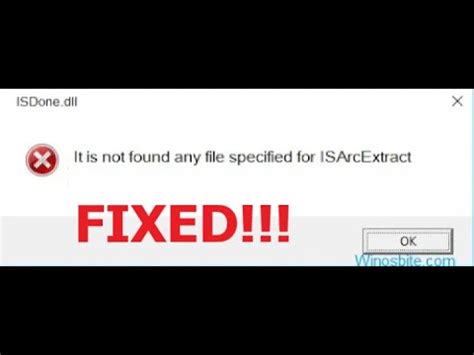 Image result for How to Fix Isarcextract