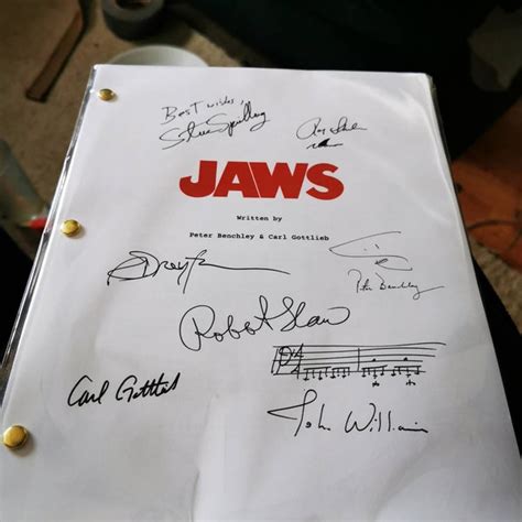 Image result for Writing Jaws Script