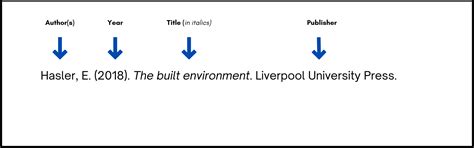 Image result for Reference Page APA Format Book