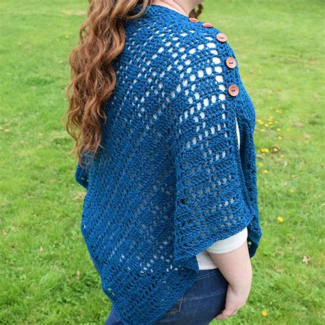 Image result for One-Button Crochet Wrap Pattern