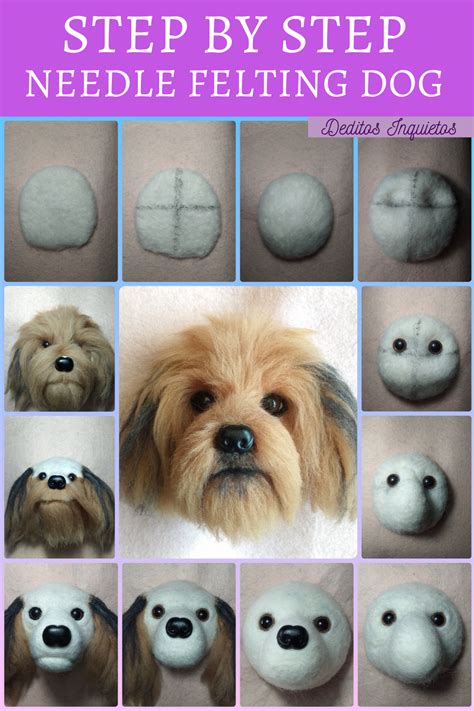 Image result for Felted Dog Heads Tutorials