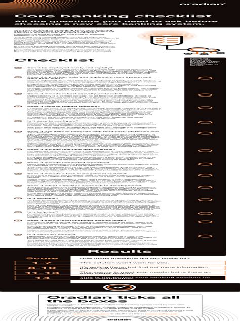 Image result for Core Banking Checklist.pdf