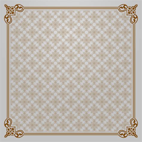 floral pattern, with vintage frame 17537014 Vector Art at Vecteezy