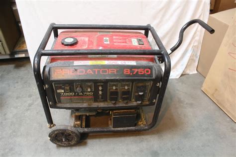 Image result for Starting Predator 8750 Generator
