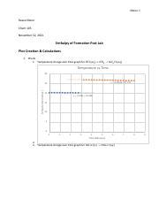 Image result for Enthalpy Post-Lab