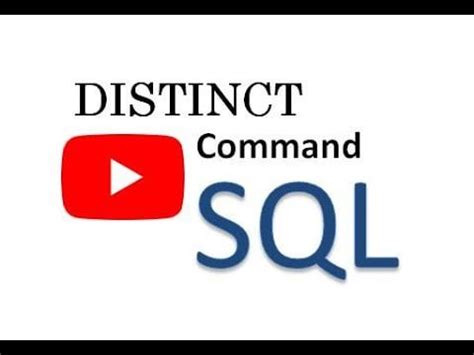 Image result for Distinct Command