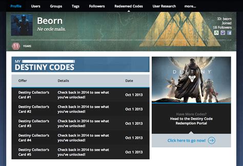 Image result for Bungie Code Redemption Destiny 2