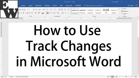 Image result for How to Use Microsoft Word Tracking