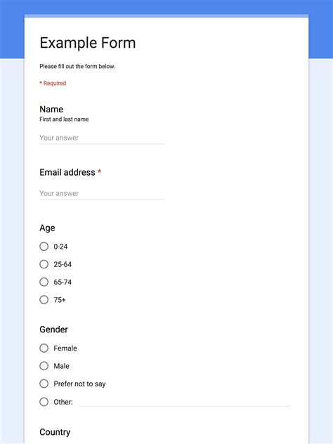Image result for Google Forms Sample HTML