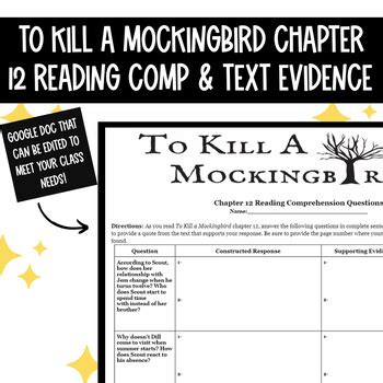 Image result for To Kill a Mockingbird Chapter 12