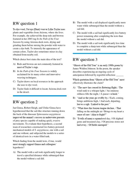 Image result for Sat Questions Examples