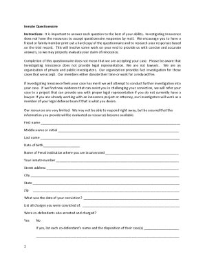 Image result for Inmate Intake Form