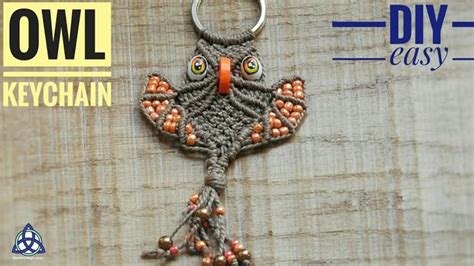 Image result for Tutorial Macrame Owl Keychain