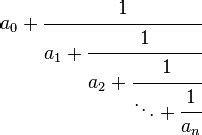 Image result for Continued Fraction Tutorial