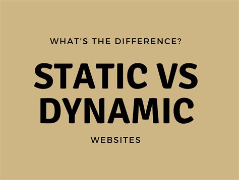 Image result for Difference Between Static and Dynamic