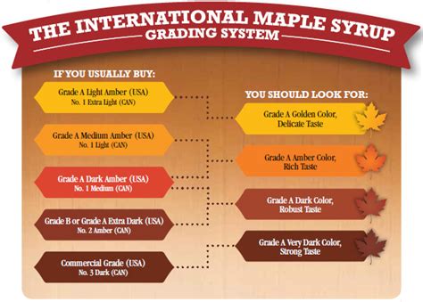 Image result for Maple Syrup Color Chart