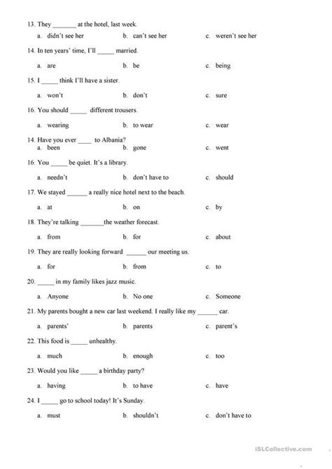 Image result for A1 Test Questions