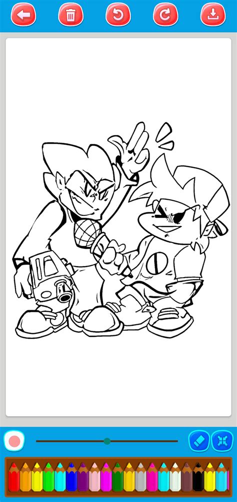 Image result for FNF Coloring Pages