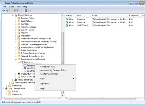Image result for AppLocker Console