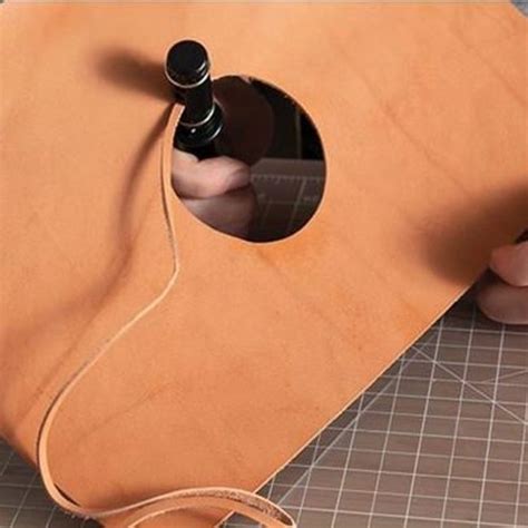 Image result for How Use a Lace Cutter Leather