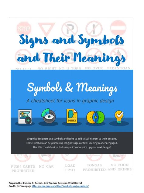Signs and Symbols and Their Meanings | PDF | Symbols | Logos