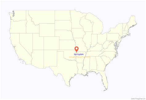 Image result for Springdale AR Map