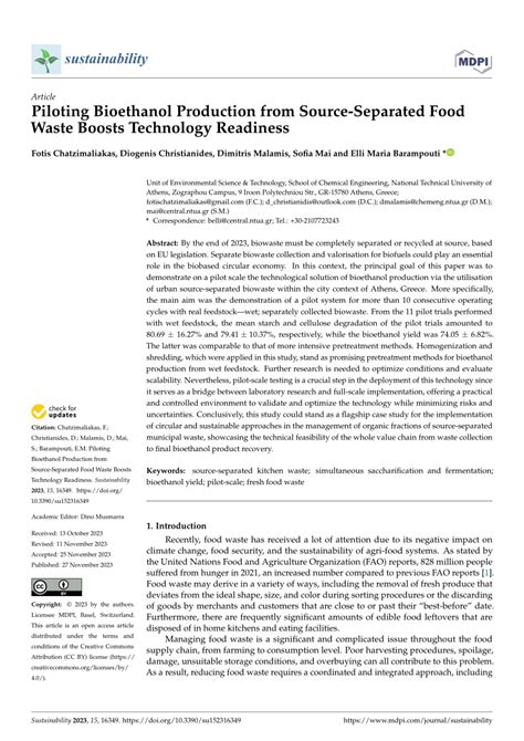 Image result for Food Waste Bioethanol