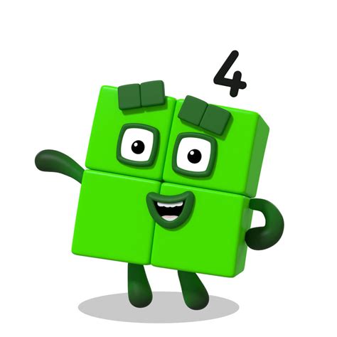 Image result for NumberBlocks Number 4