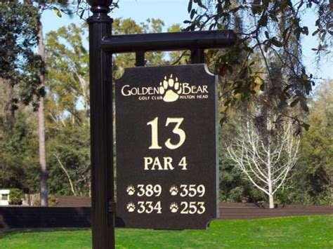 Image result for Golf Course Signs