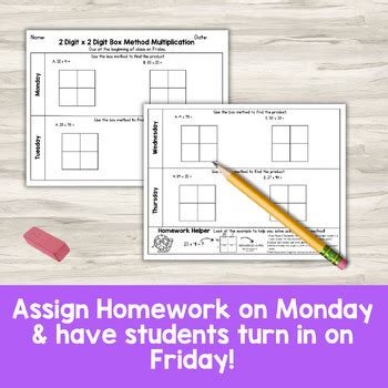 Image result for 4th Grade Math Box Method