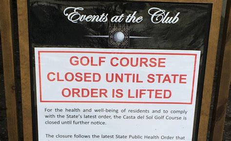 Image result for Golf Course Closed