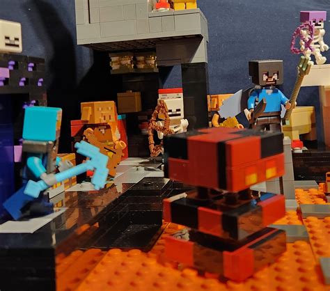 Image result for Puppet Steve LEGO Minecraft Nether