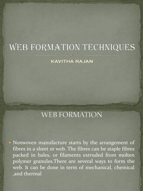 Image result for Web Formation Structure
