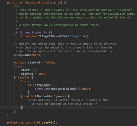 Image result for Java Start Method