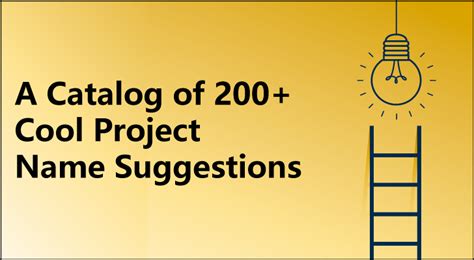 Image result for Project Name Examples