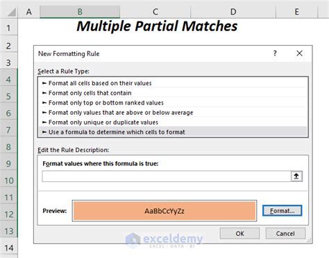 Image result for Conditional Format Match