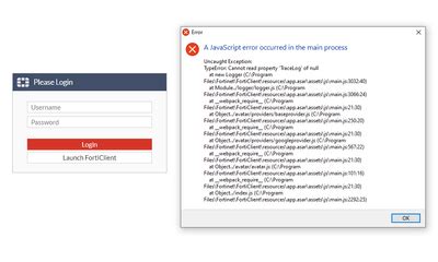 Image result for Fortivpn JavaScript Error