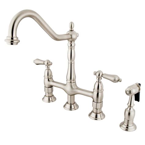 Image result for Bridge Style Faucet Kitchen Faucets