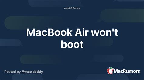 Image result for MacBook Air Boot Up Problems