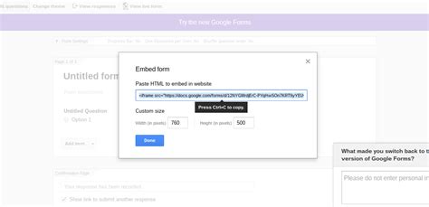 Image result for Google Form HTML