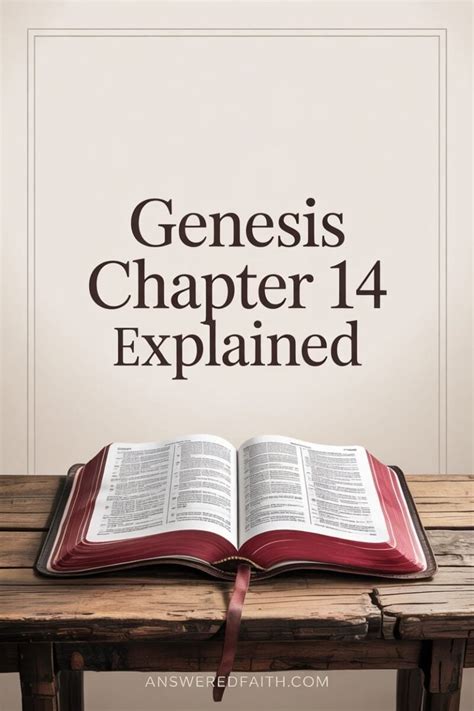 Image result for Genesis Chapter 14 Analysis