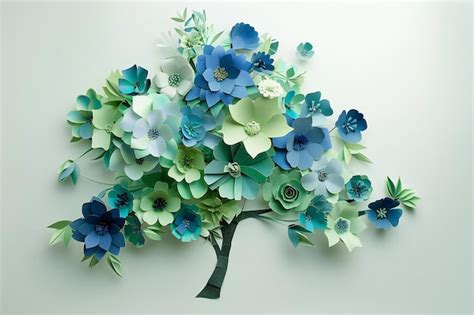 Image result for Paper Flower Tree